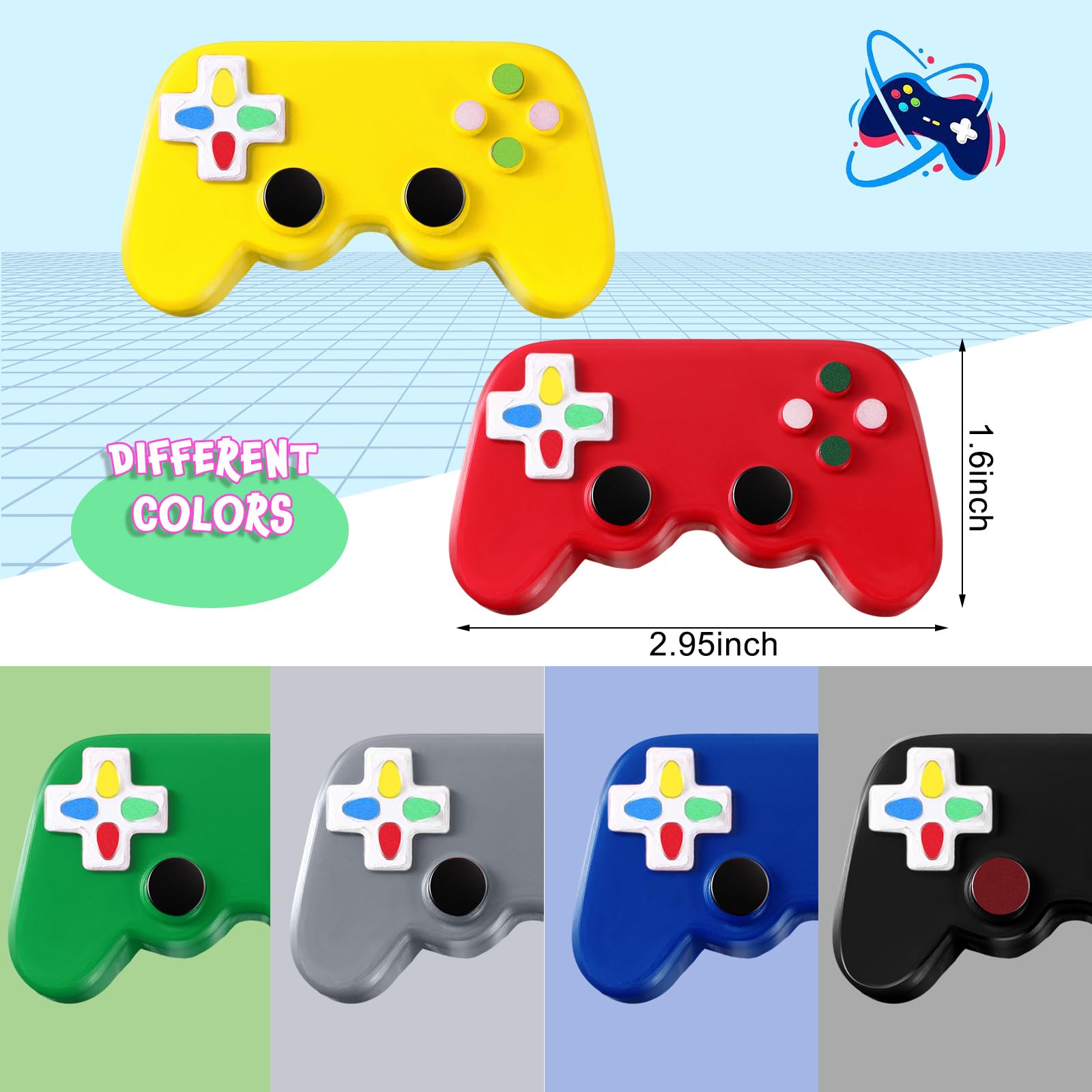 Snapklik.com : 24 Pcs Video Game Party Favors Gamer Video Game ...