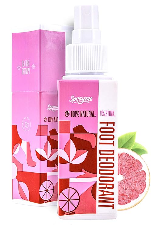 Amazon.com: #1 Strongest Natural Foot Deodorant Spray w. Tea Tree +9 E ...