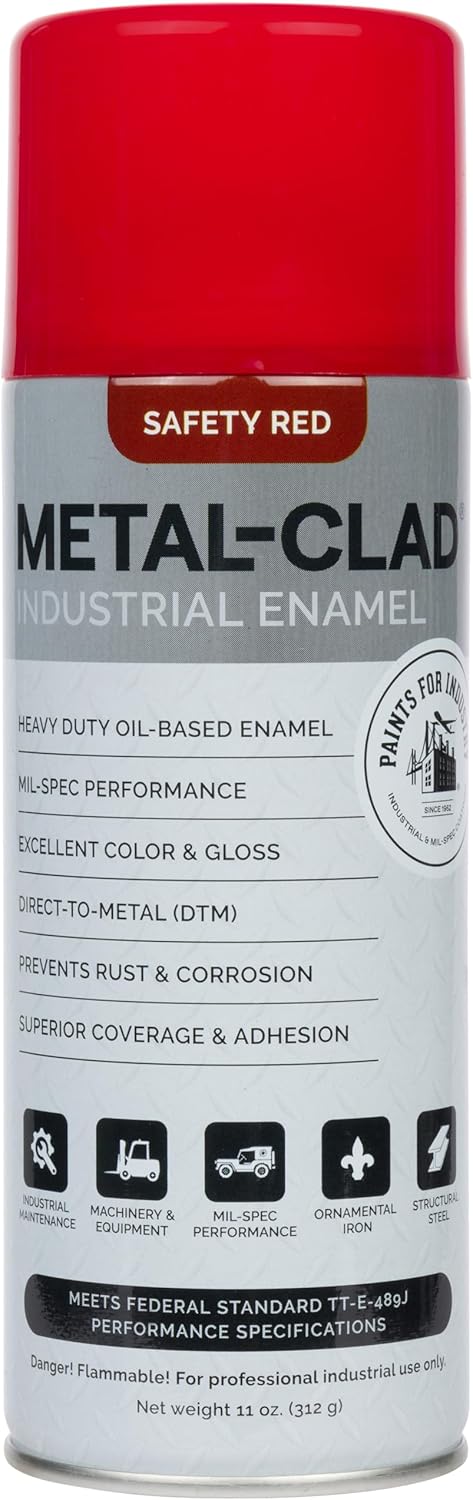 METAL-CLAD Paints For Industry Industrial Enamel, Aerosol Spray Paint ...