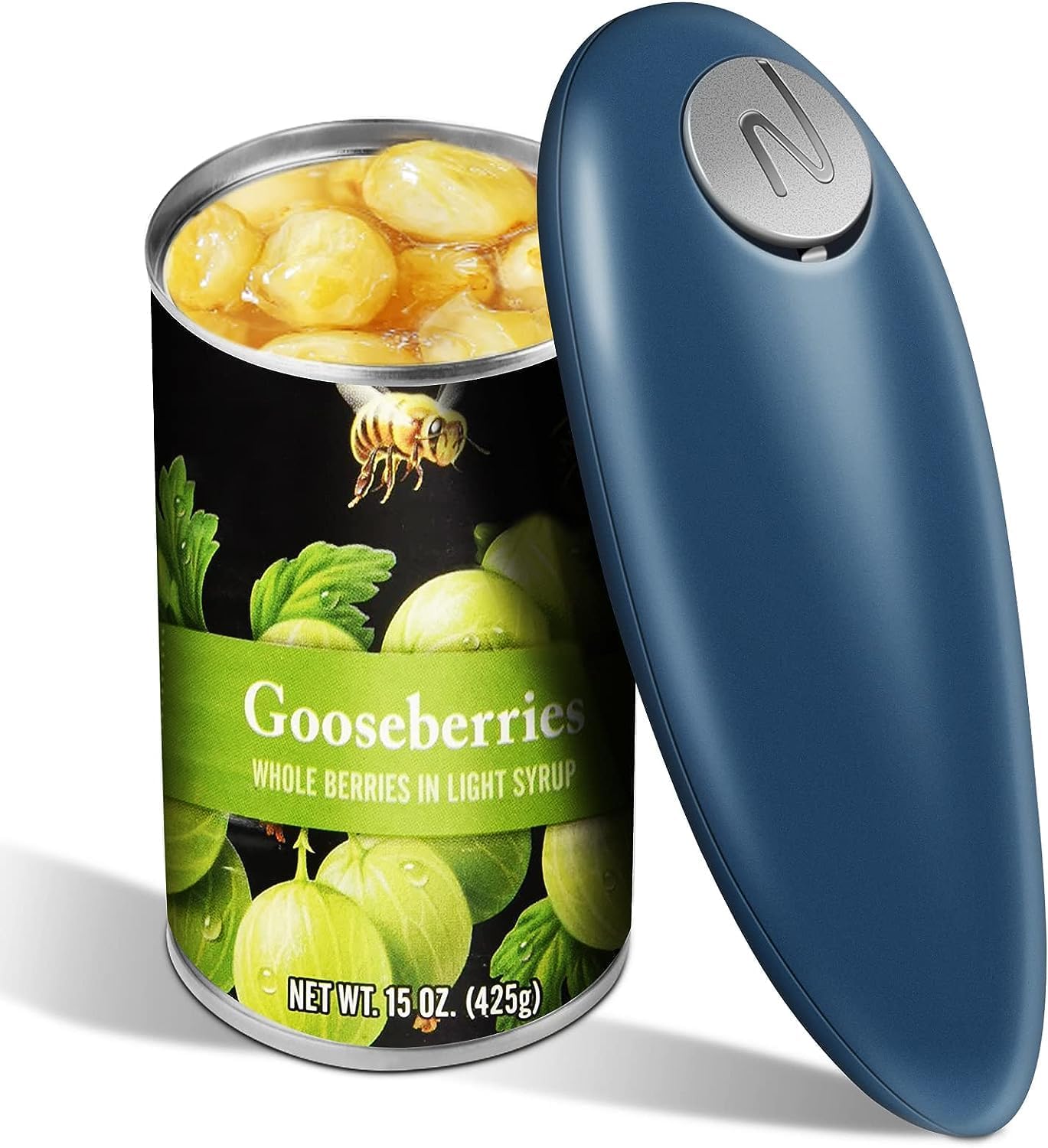 Electric Can Opener, One-Touch Switch Can Opener Easy to Open Cans and ...