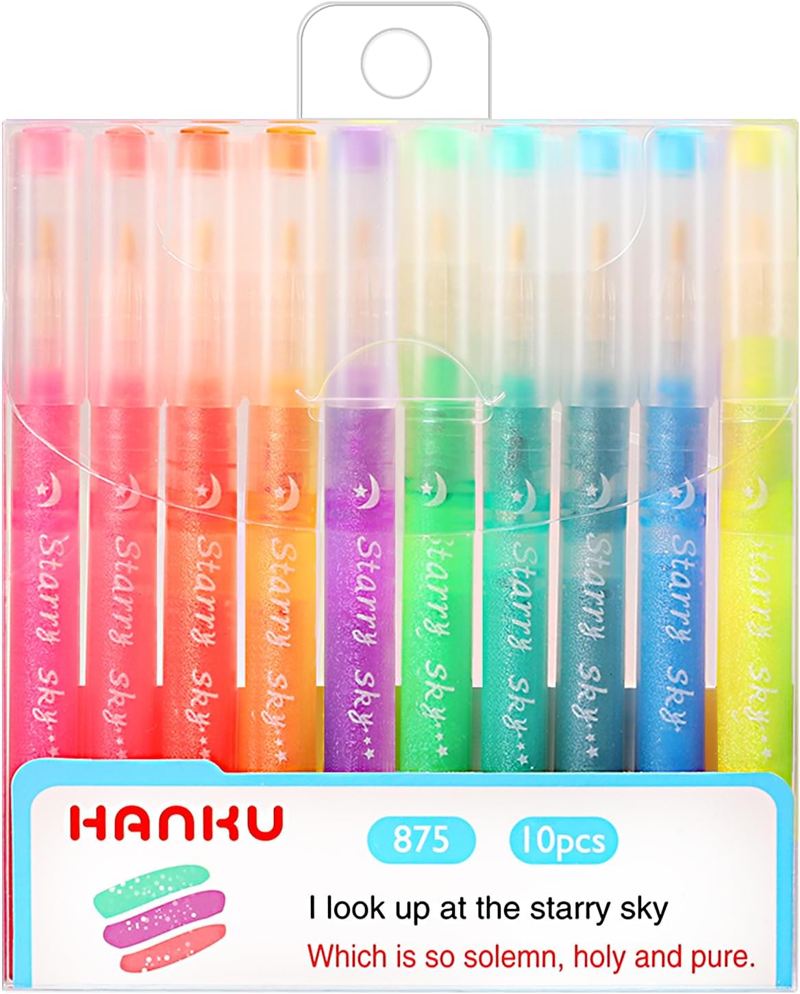 Amazon.com : Mr. Pen- Glitter Highlighters, 8 Pack, Pastel and Metallic ...