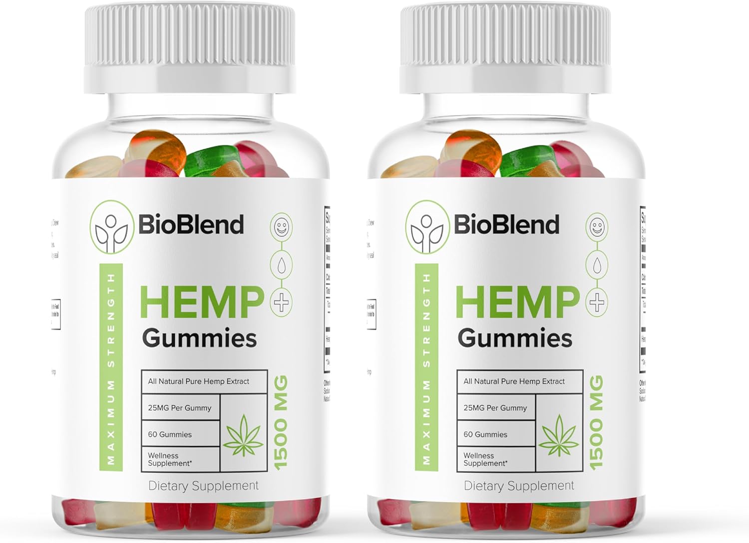 Amazon.com: Official... (2 Pack Bioblend Gummies - Bio Blend Hemp ...