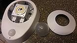 Leviton 8.7W-120VAC 60 hz LED Ceiling Occupancy Sensor Lampholder, 9864 ...
