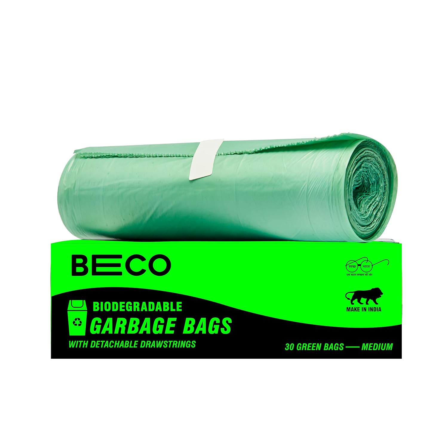 Beco Eco Friendly Biodegradable OXO Garbage Bags for Dustbin | 30 Pcs ...