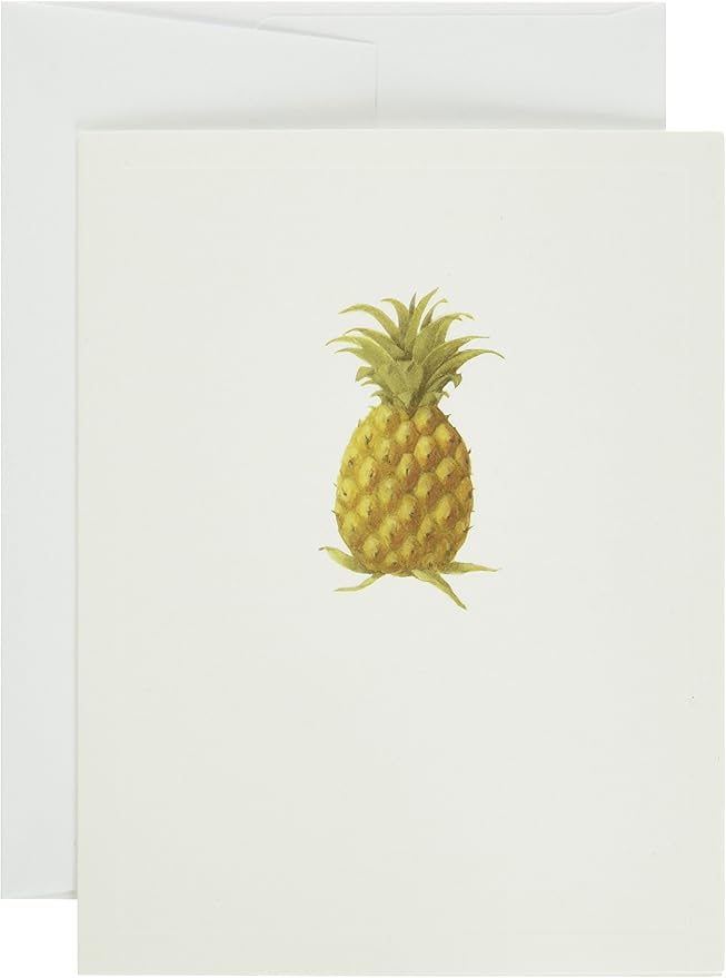 Amazon.com : Design Design Pineapple Note Cards 20 Count 118-04310 ...