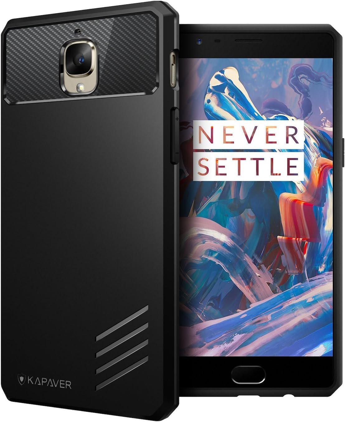 Amazon.com: Oneplus 3 / One Plus 3T Case Cover, KAPAVER Tough Rugged ...