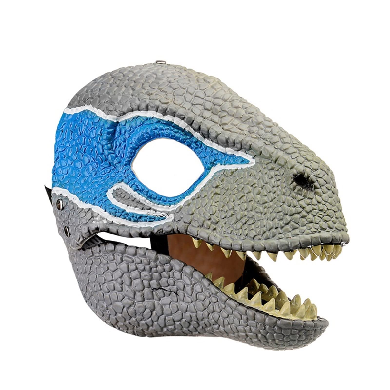 Dinosaur Mask Dino Mask With Moving Jaw Tyrannosaurus Rex Velociraptor ...