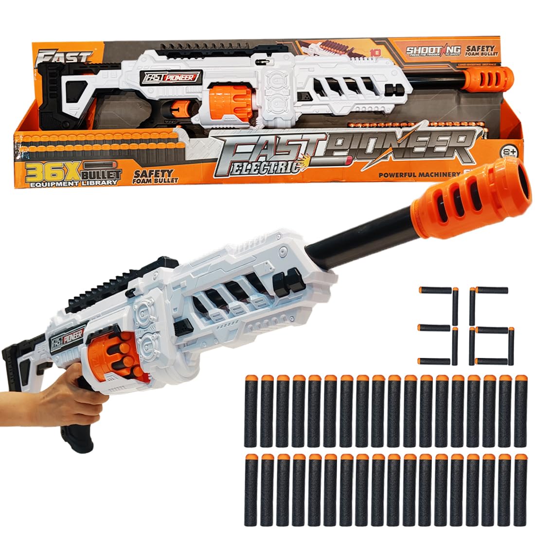 Wembley Soft Bullet Toy Gun For Kids Blaster Gun Bullets | Desertcart INDIA