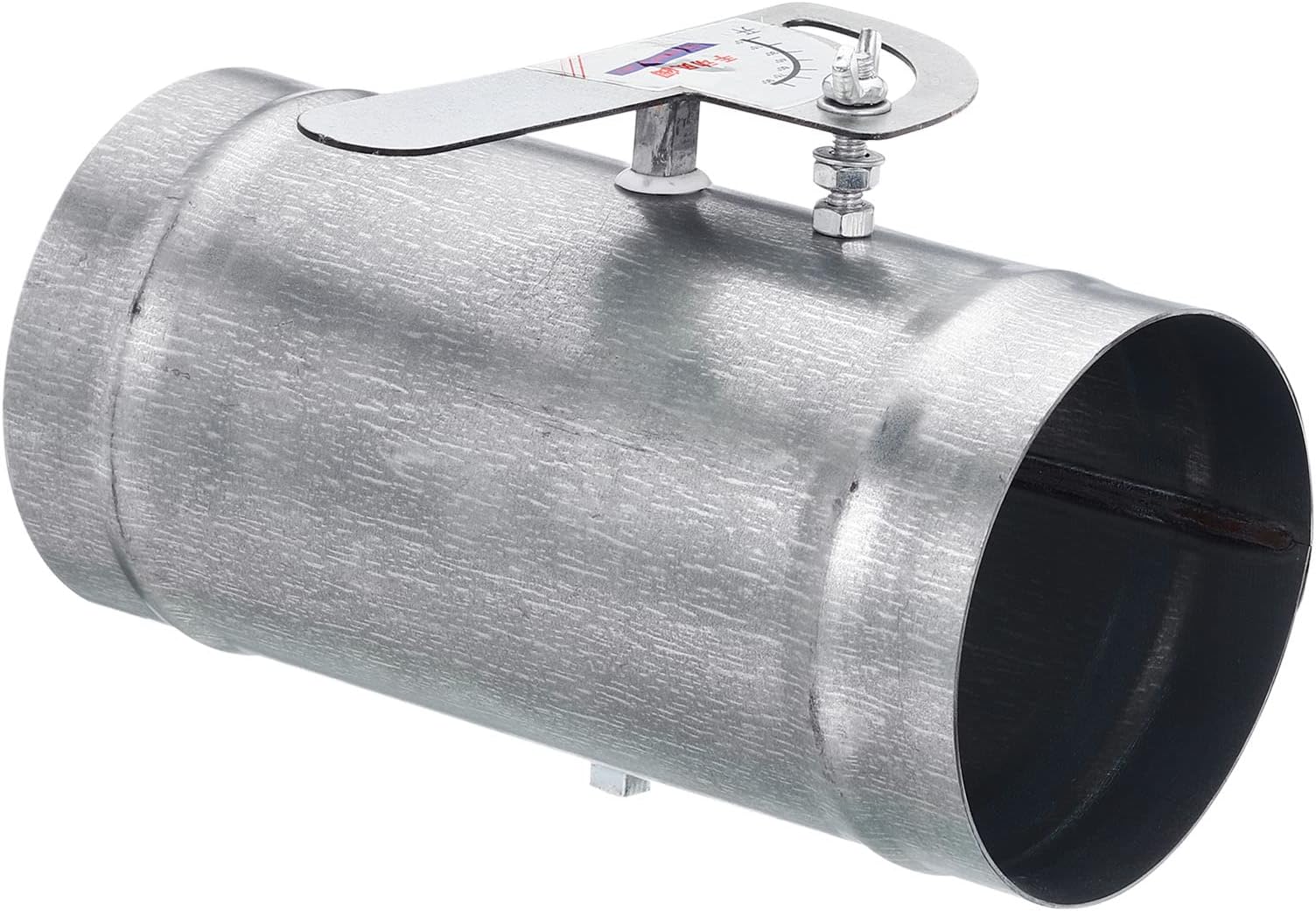 PATIKIL 4" HVAC Duct Manual Volume Damper, Metal Adjustment Airflow ...