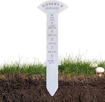 Amazon.co.jp: 2 Pcs Stainless Steel Grass Gauge Tool - Grass Gauge Lawn ...