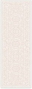 Amazon.com: RUGGABLE Machine Washable Runner Rug – Delphina Powder Pink ...