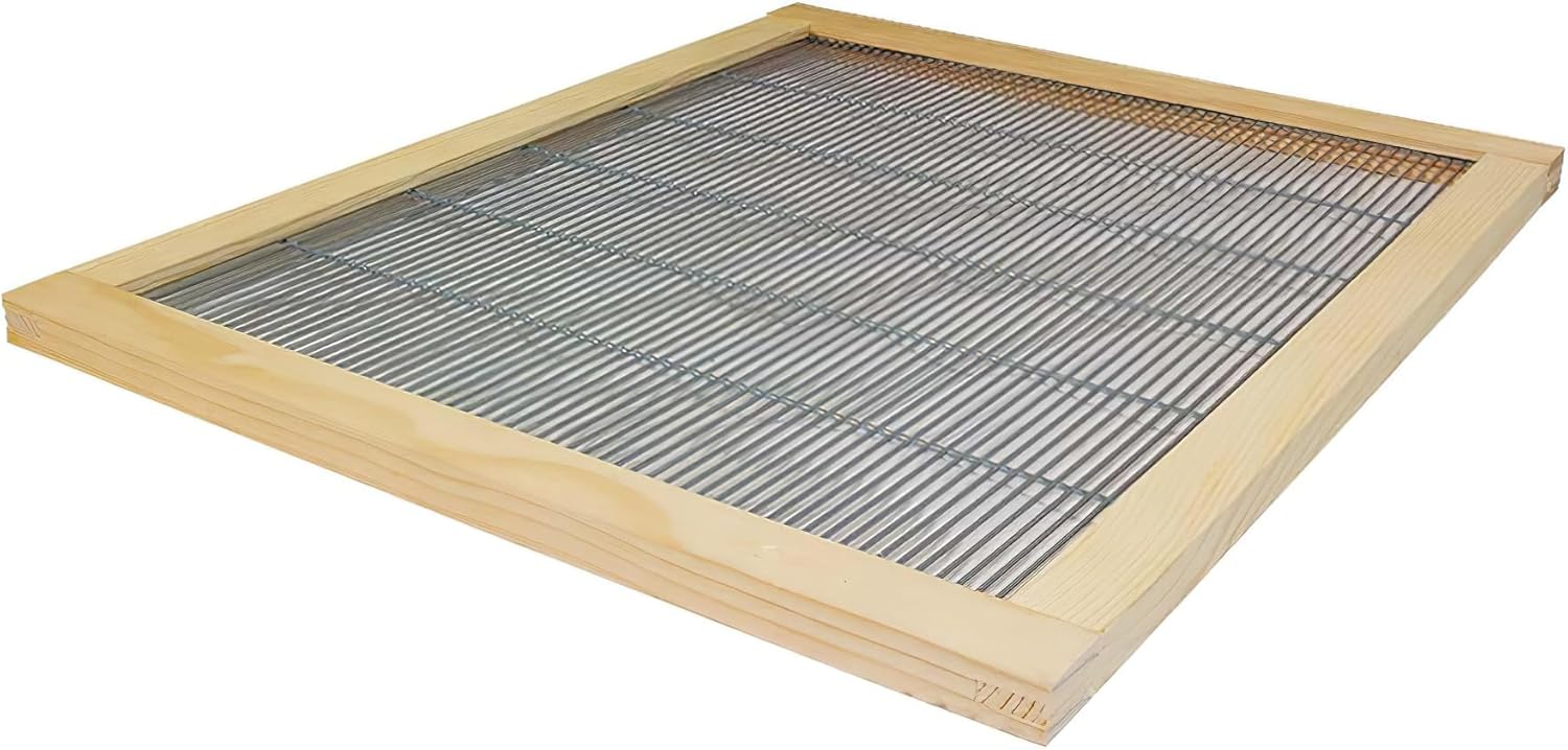 Amazon.com : Mann Lake, Wood Bound Metal Queen Excluder for 10 Frames, Precision Engineered for ...