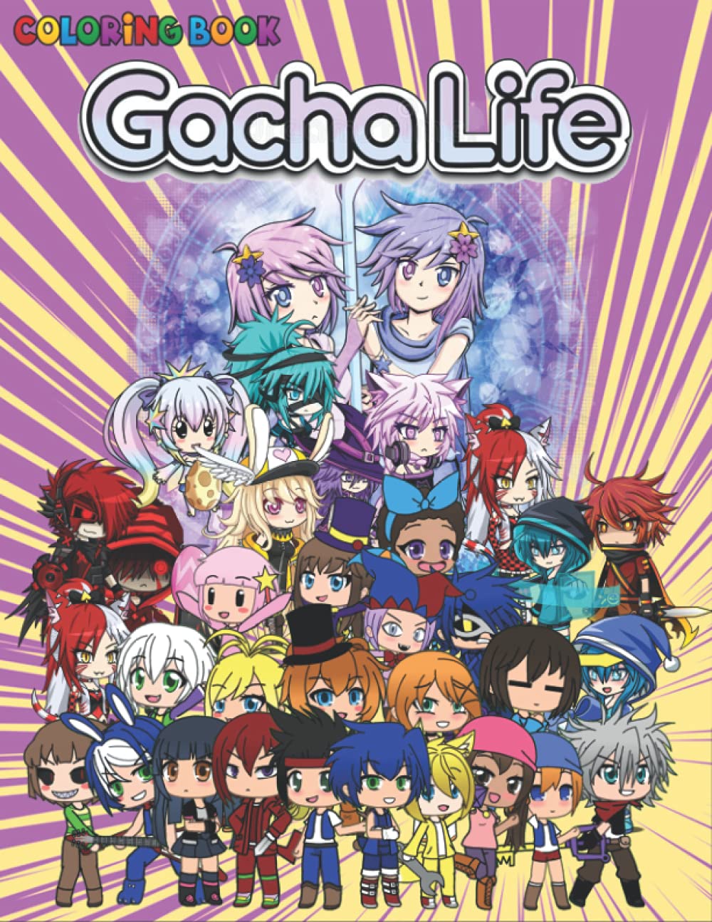 Buy Gacha Life Coloring Book: +50 High Quality Gacha Life Club ...