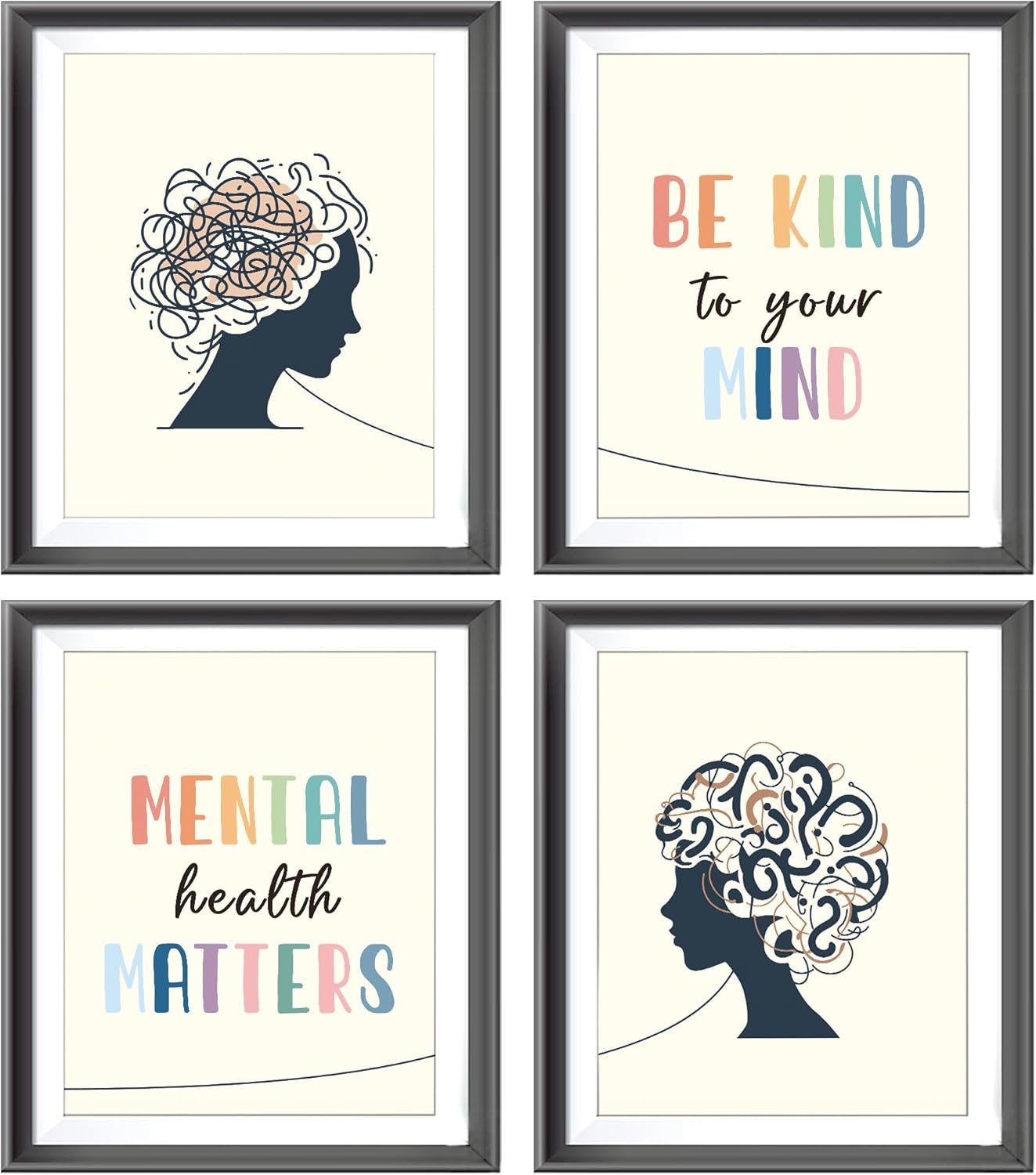 Amazon.com: AEHIE Mental Health Wall Art Print, Inspirational Poster ...