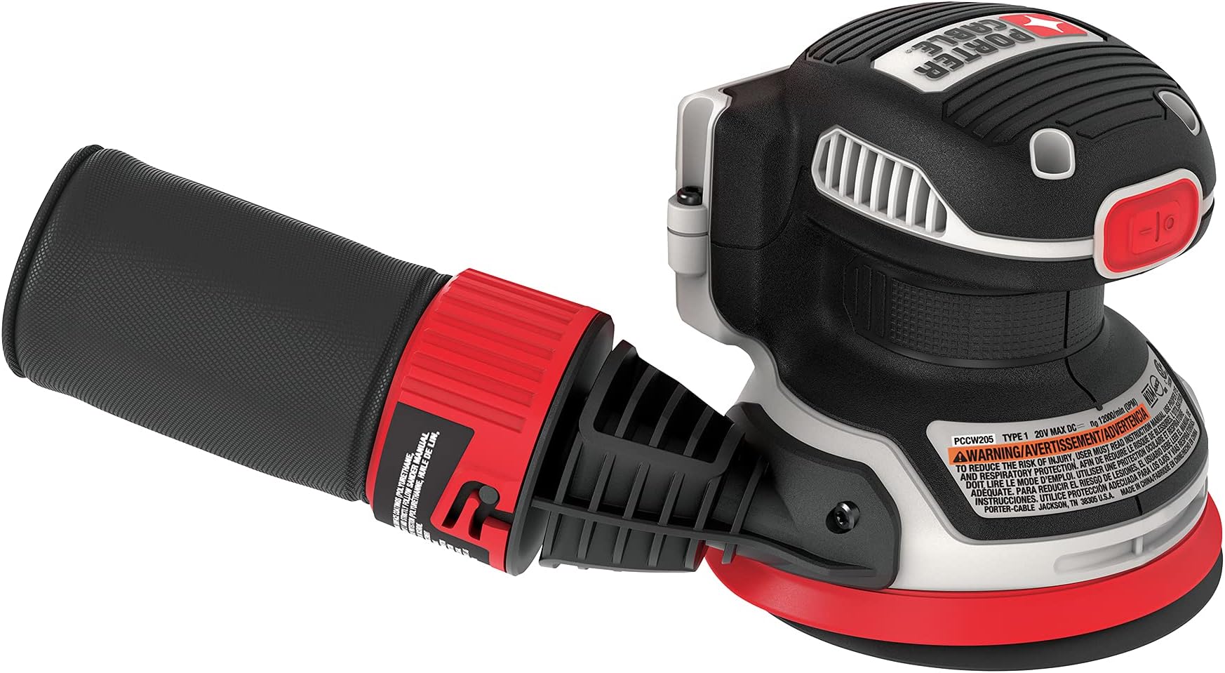 PORTER-CABLE 20V MAX* Random Orbital Sander, Cordless, 5-Inch, Tool ...