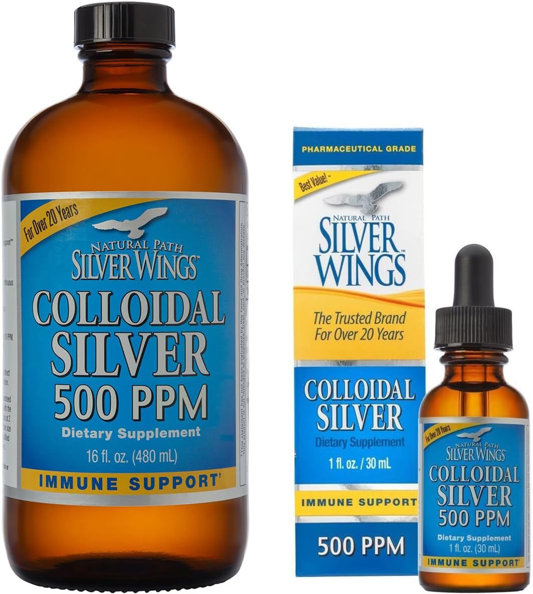 Amazon.com: Natural Path Silver Wings Supplement Bundle - Colloidal ...