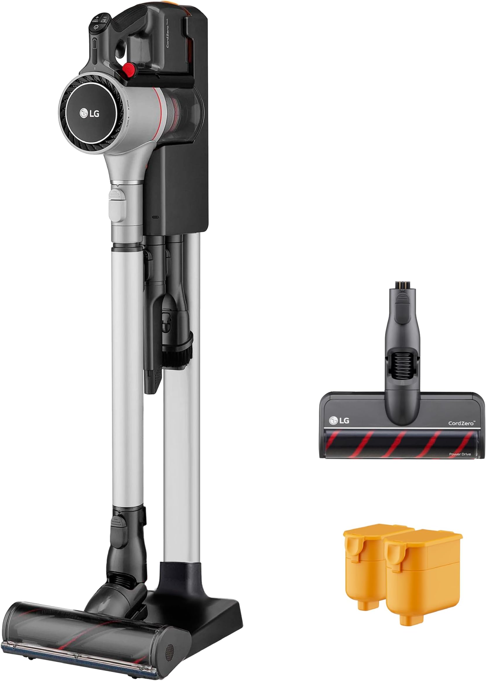 Amazon.com - LG CordZero Cordless Stick Vacuum, 2 Batteries, 120 Min ...