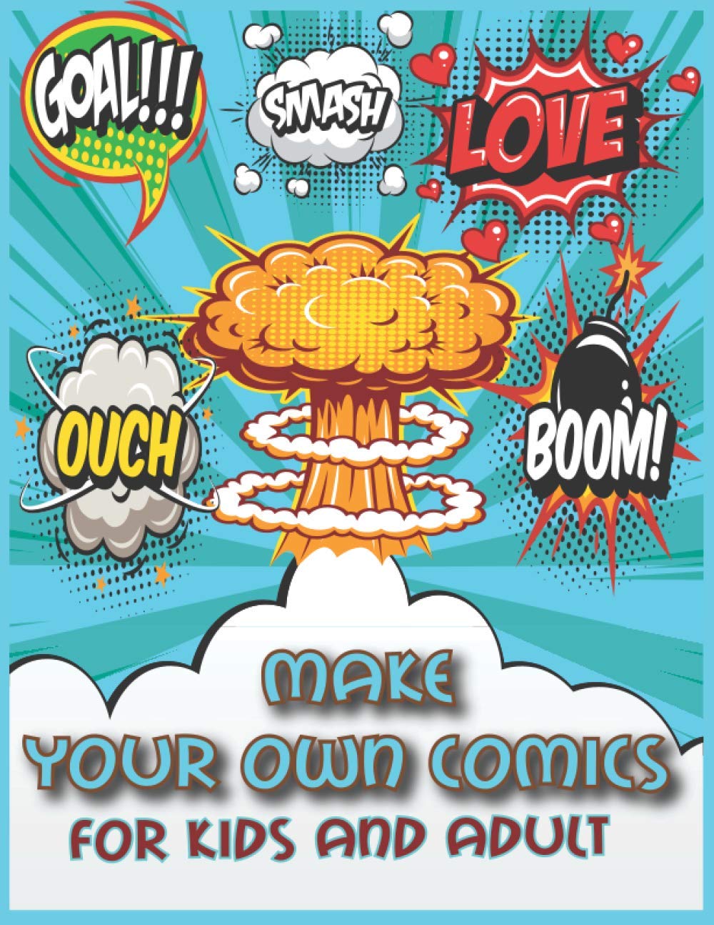 Buy Make your own comics for kids and adult: Blank Comic Book for Kids ...