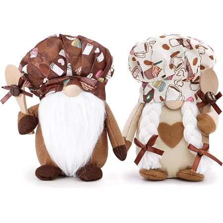 Amazon.com: 2 Pack Kitchen Chef Gnomes Farmhouse Gnomes Decor Christmas ...