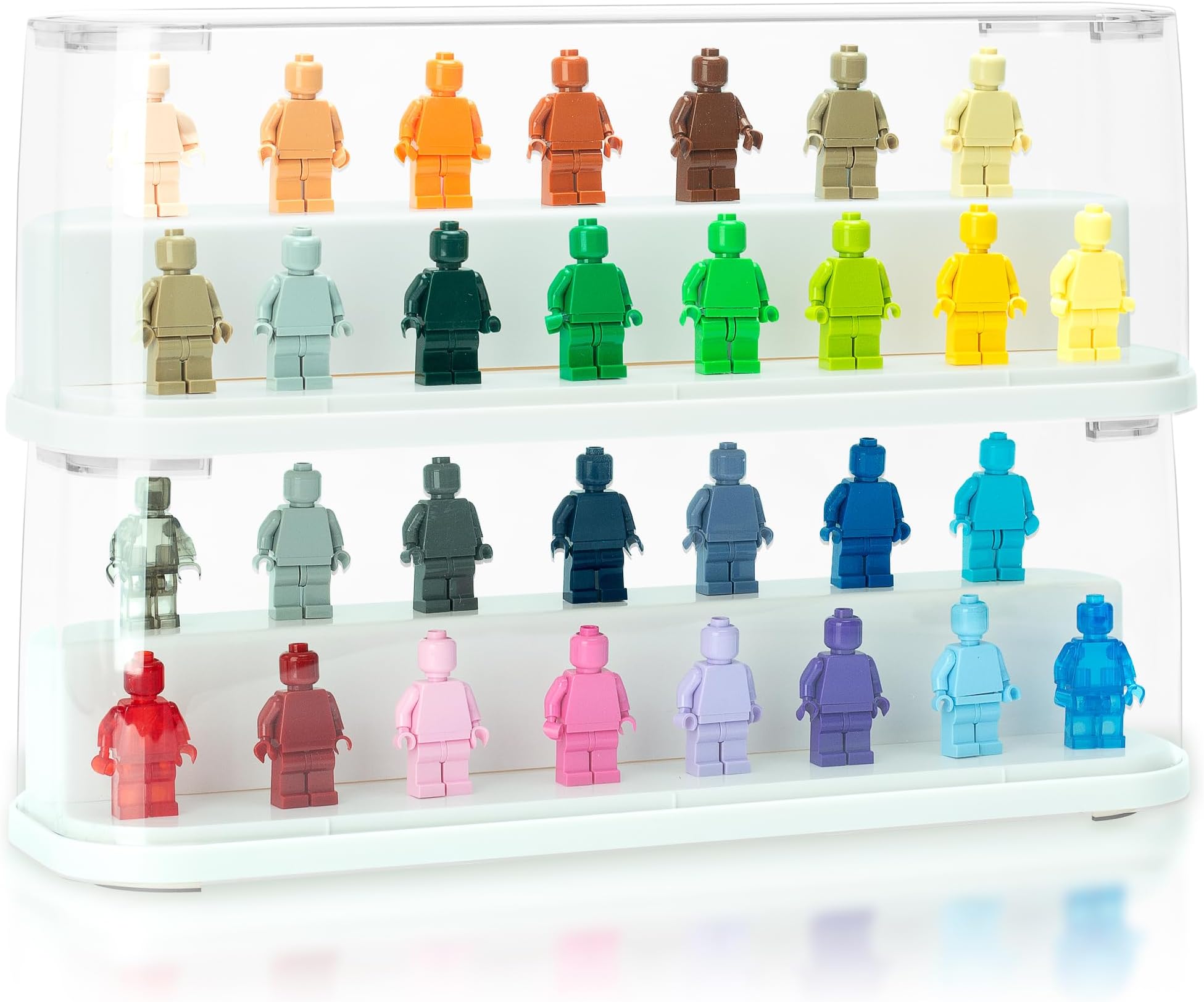 Amazon.com: JOYMOMO Minifigures Miniature Display Case 5-Tier Wall ...