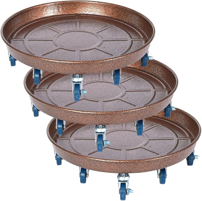 Amazon.com: 20" Heavy Duty Plant Dolly with Wheels, 380lbs Metal ...