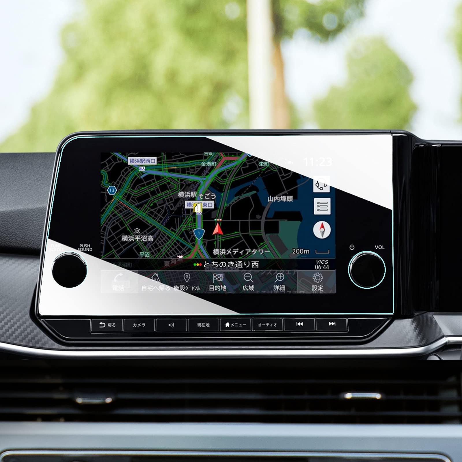 Amazon.co.jp: ruiya 強化ガラス 新型 日産ノート e13 ナビ 保護フィルム 9インチ 改良済み NissanConnectナビゲーションシステム対応 純正ナビ専用 汚れ ...