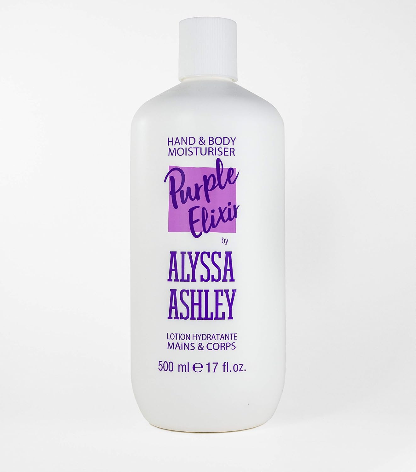 Alyssa Ashley - Purple Elixir Hand & Body Lotion 500ml : Amazon.it ...