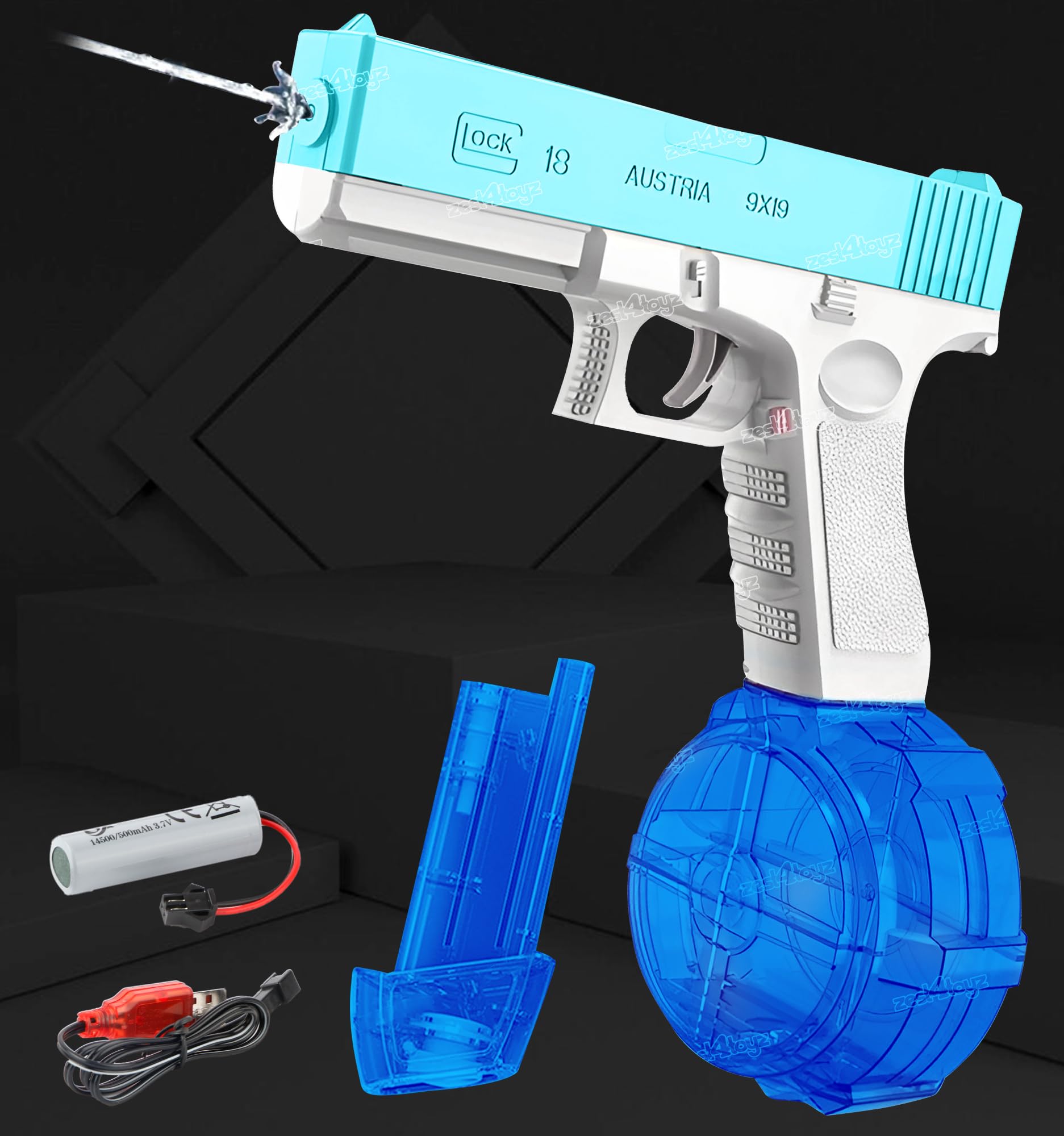 Zest 4 Toyz Holi Pichkari Electric Water Gun High Pressure | Desertcart ...