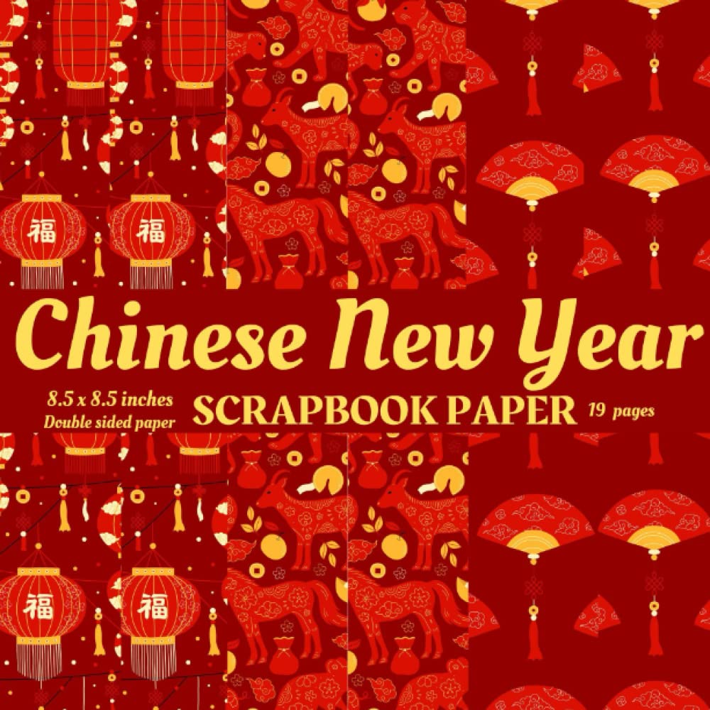Chinese New Year Scrapbook Paper: Chinese New Year scrapbook paper, 19 ...