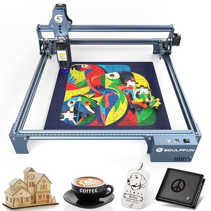 Buy Sculpfun S9 Laser Engraving Machine - 90W Effect Laser Engraver ...