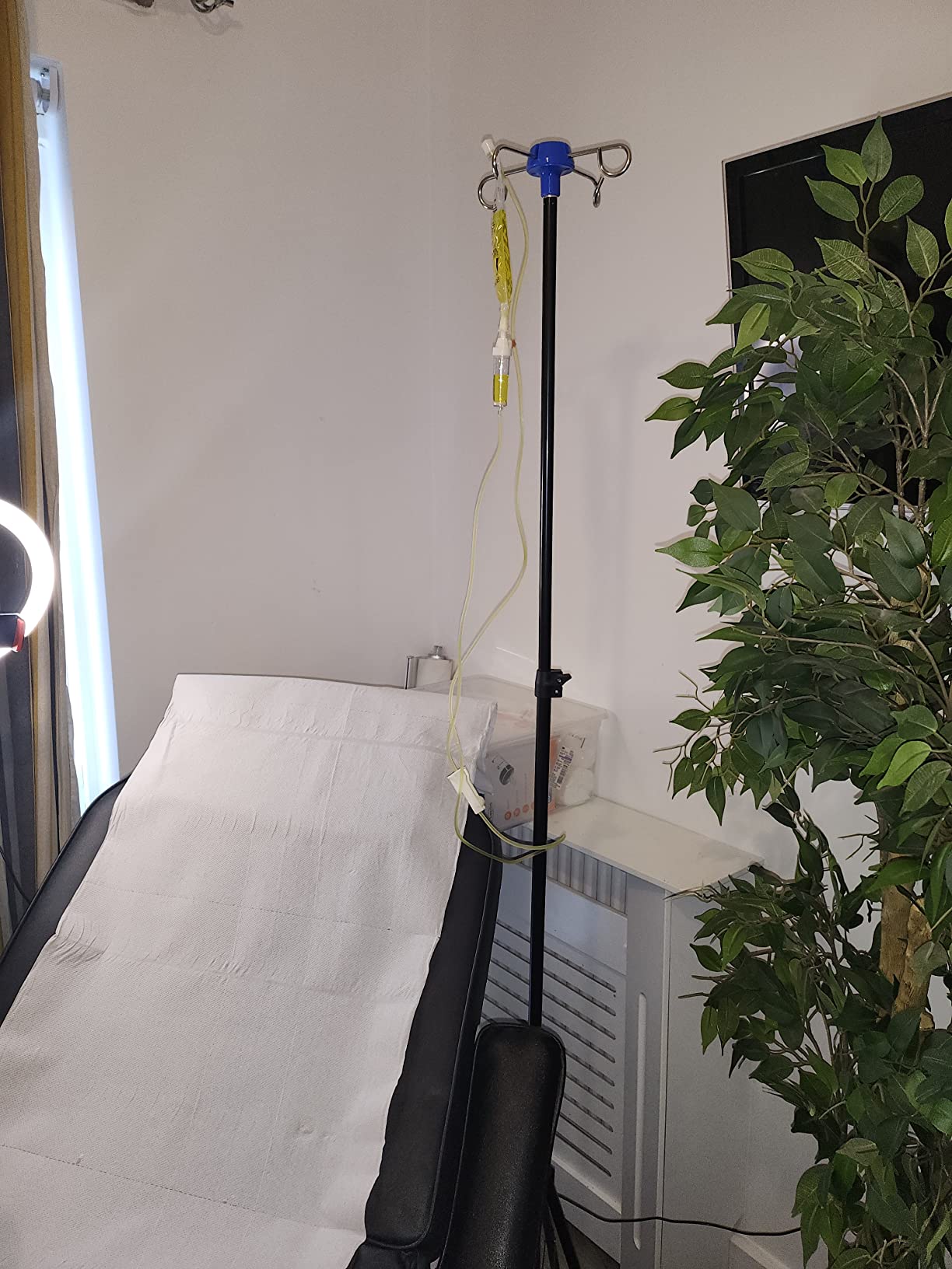 Portable IV Pole, Drip Bag Stand, Intravenous Foldable Pole Stand ...