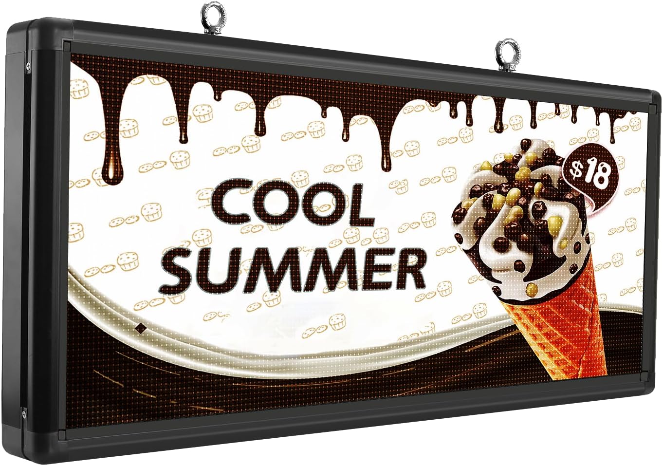 Amazon.com : P6 Outdoor Full Color 40 x 18 inches Led Sign WIFI And USB ...