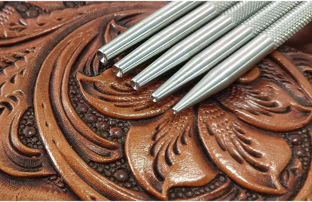 Amazon.com: Singring Seeder Stamps 5Pcs Leather Stamping Tool 304 ...