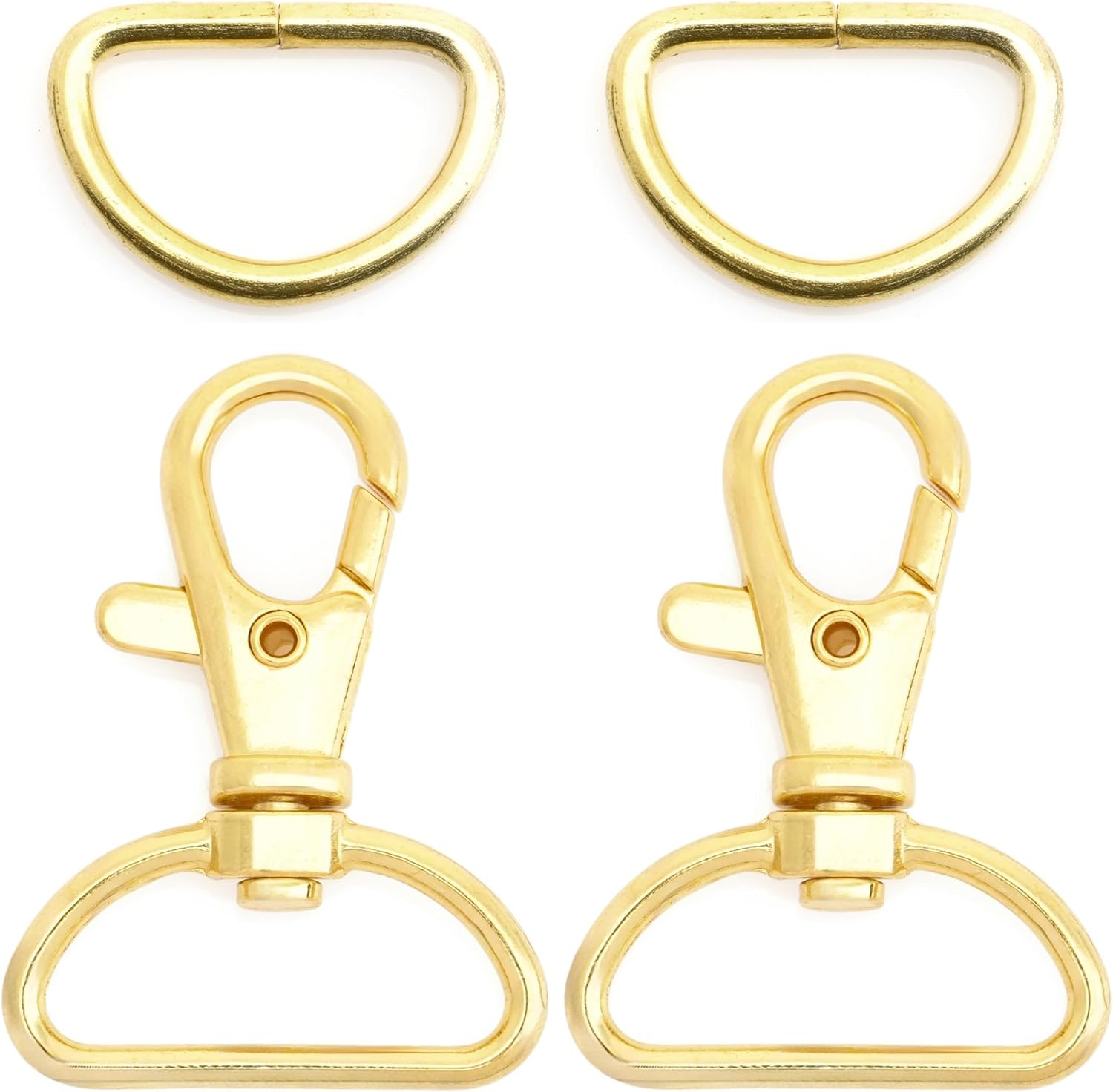 Amazon.com: CRAFTMEMORE Swivel Trigger Snap Hooks Classic Lobster ...