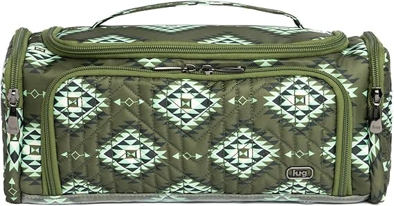 Amazon.com: Lug Guild Collection Classic Trolley Cosmetic Case, CRYSTAL ...