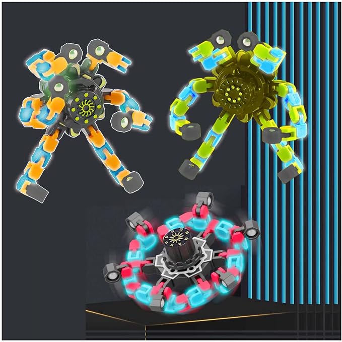 Amazon.com: Transformable-Transformer Fingertip-Gyro Fidget-Toy ...