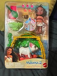 Amazon.com: Mattel Disney Moana 2 Simea & Pua Bathtime Fun Playset with ...