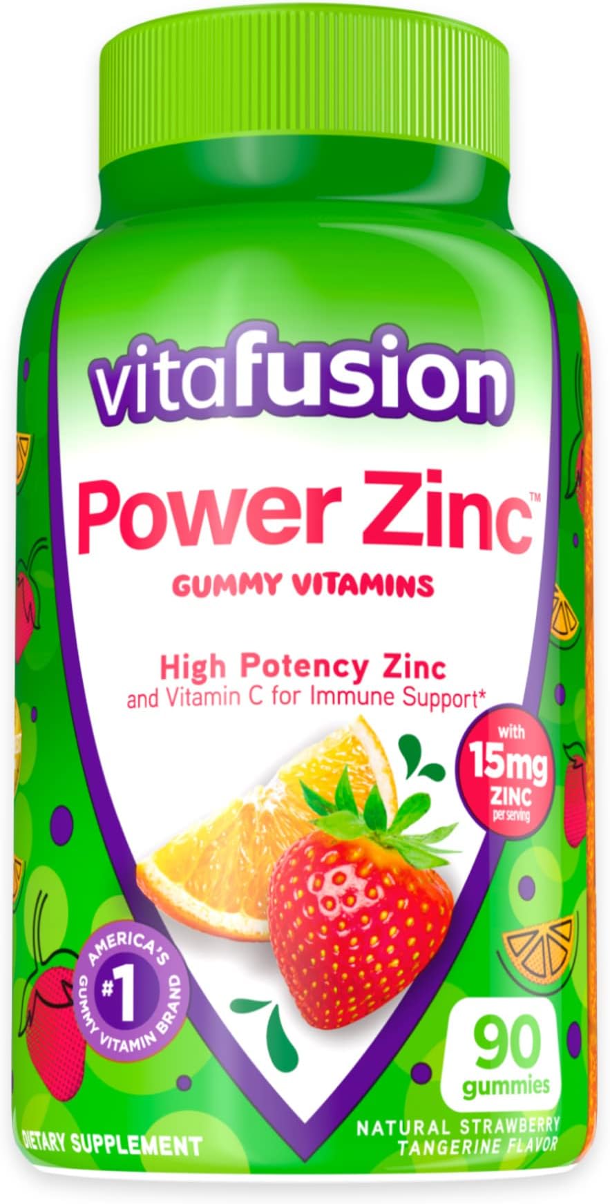 Amazon.com: Vitafusion Power Zinc Gummy Vitamin 2 Bottle (180 ct ...