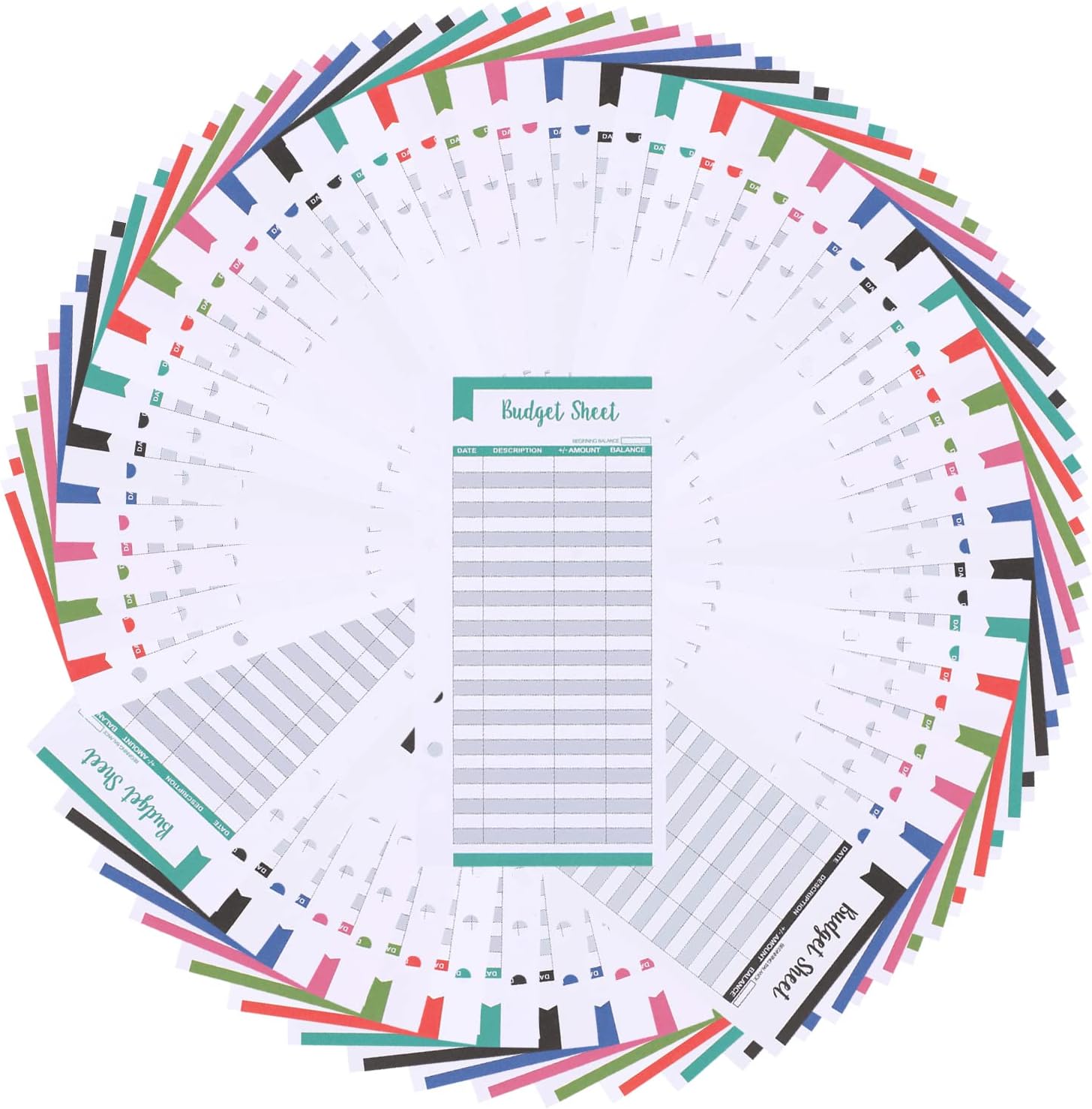 Amazon.com : Harapu Budget Sheets A6 Expense Tracker Paper, 6 Ring ...