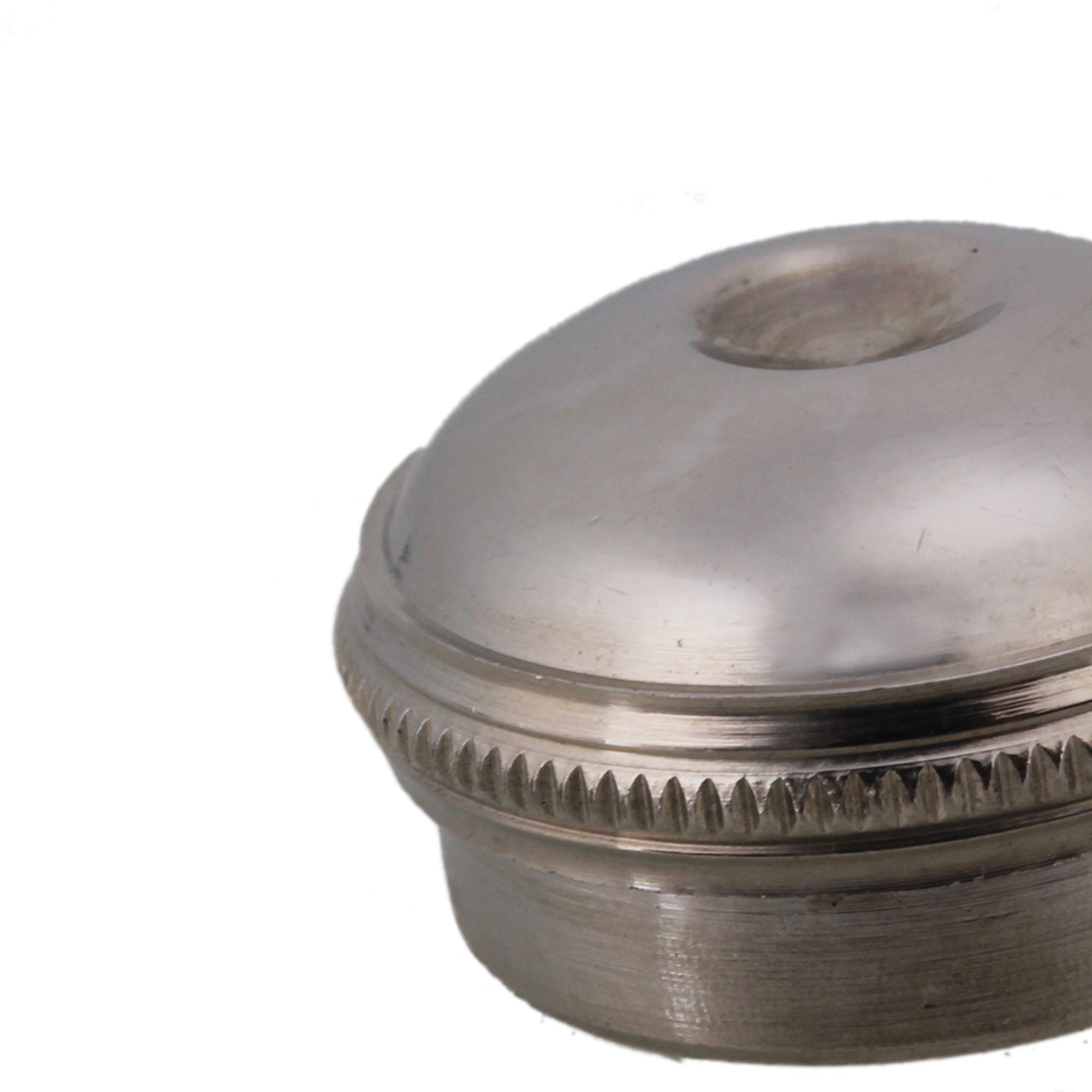 Snapklik.com : Nickel Plated Brass Silver Head Crown Headjoint Screw ...