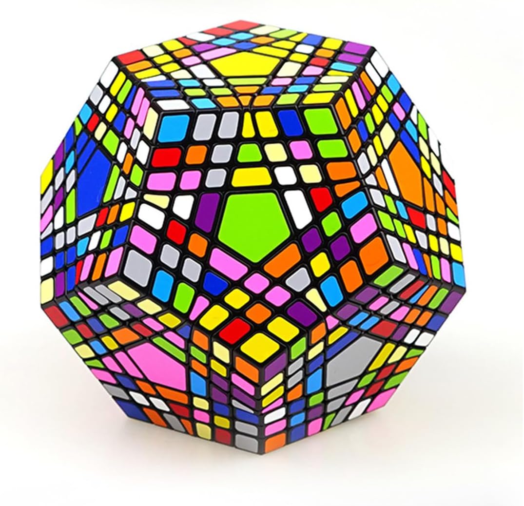 Amazon.com: GERRIT Megaminx Speed Cube, Black Sticker Education Magic ...