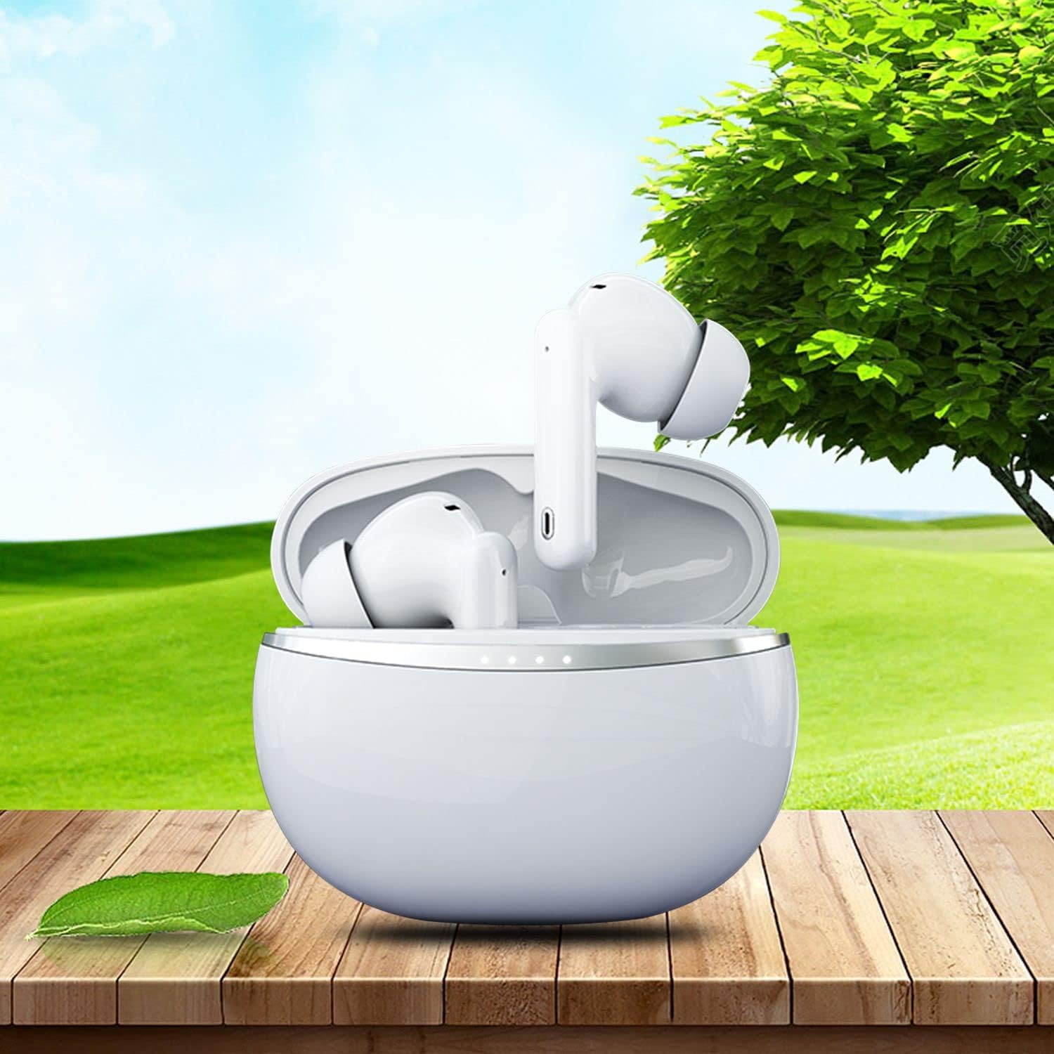 Amazon.com: ATOM A50 Pro Wireless Earbuds Bluetooth Headphones Touch ...