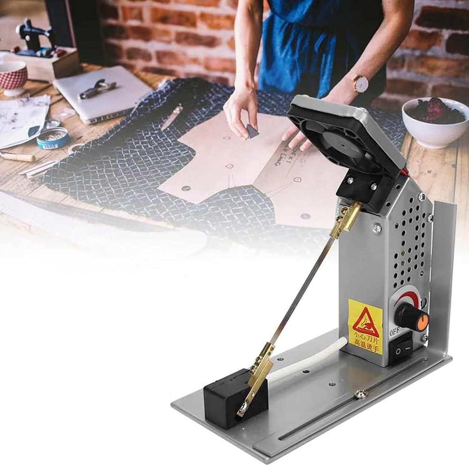 Amazon.com: HSRG Hot Ribbon Cutter Machine Webbing Cutter, Electric ...