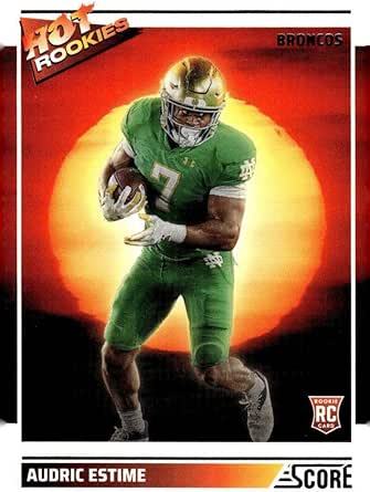 Amazon.com: AUDRIC ESTIME RC 2024 Score Hot #12 ROOKIE NM-MT Football ...
