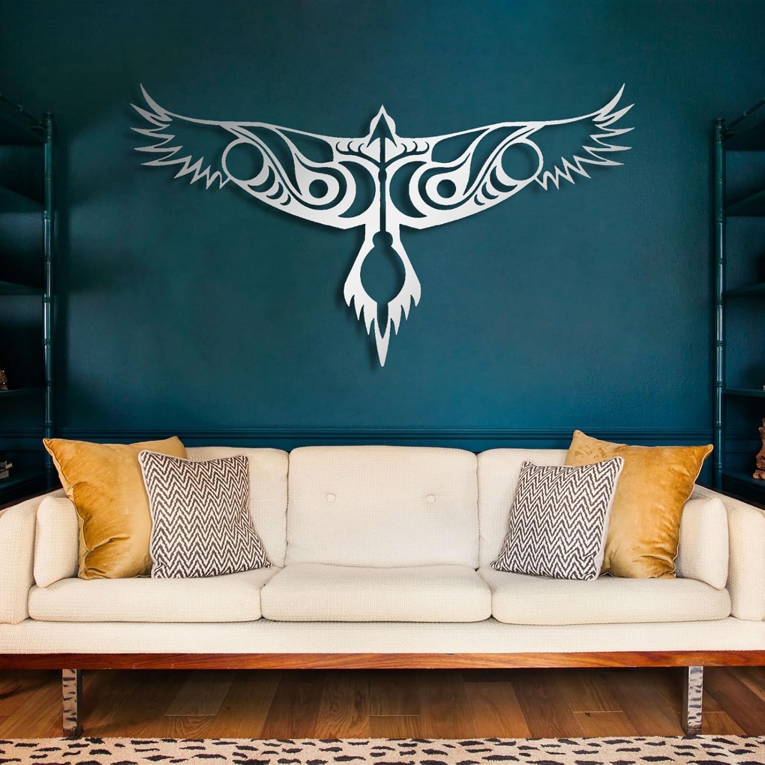 Amazon.com: Metal Wall Decor-Metal Norse Raven Wall Decor, Nordic Raven ...
