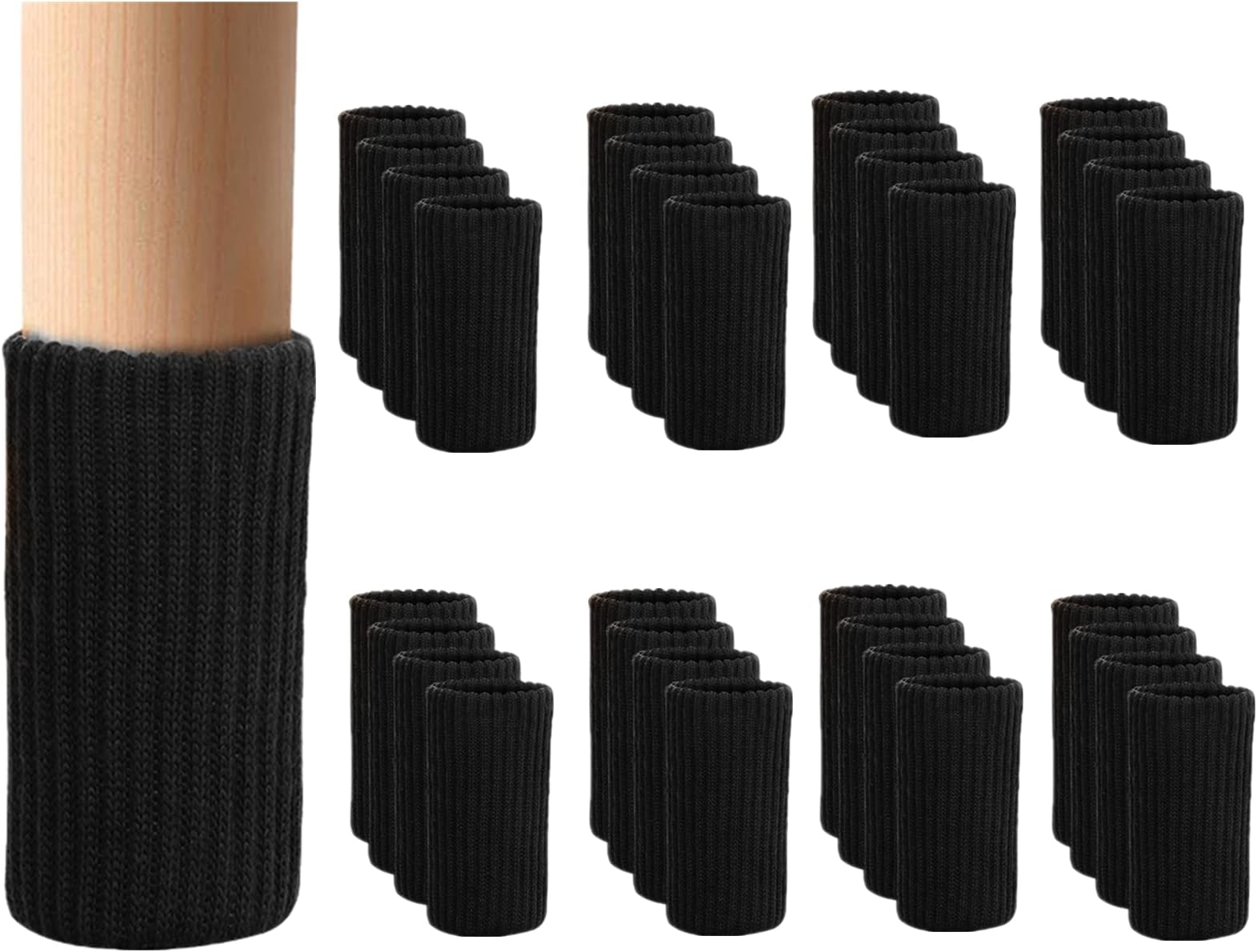 16 Pcs Chair Leg Socks Cat Paw Chair Leg Covers Elastic Furniture Feet ...