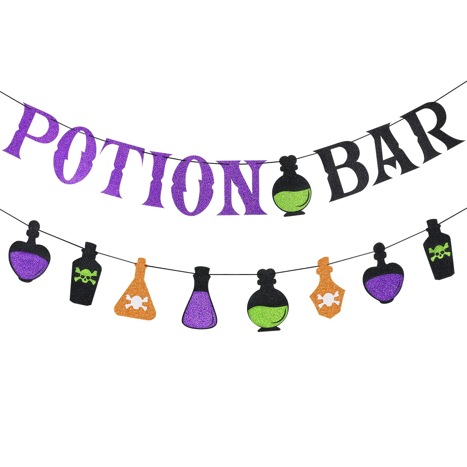 Amazon.com: Potion Bar Banner with Potion Signs Halloween Hocus Pocus ...