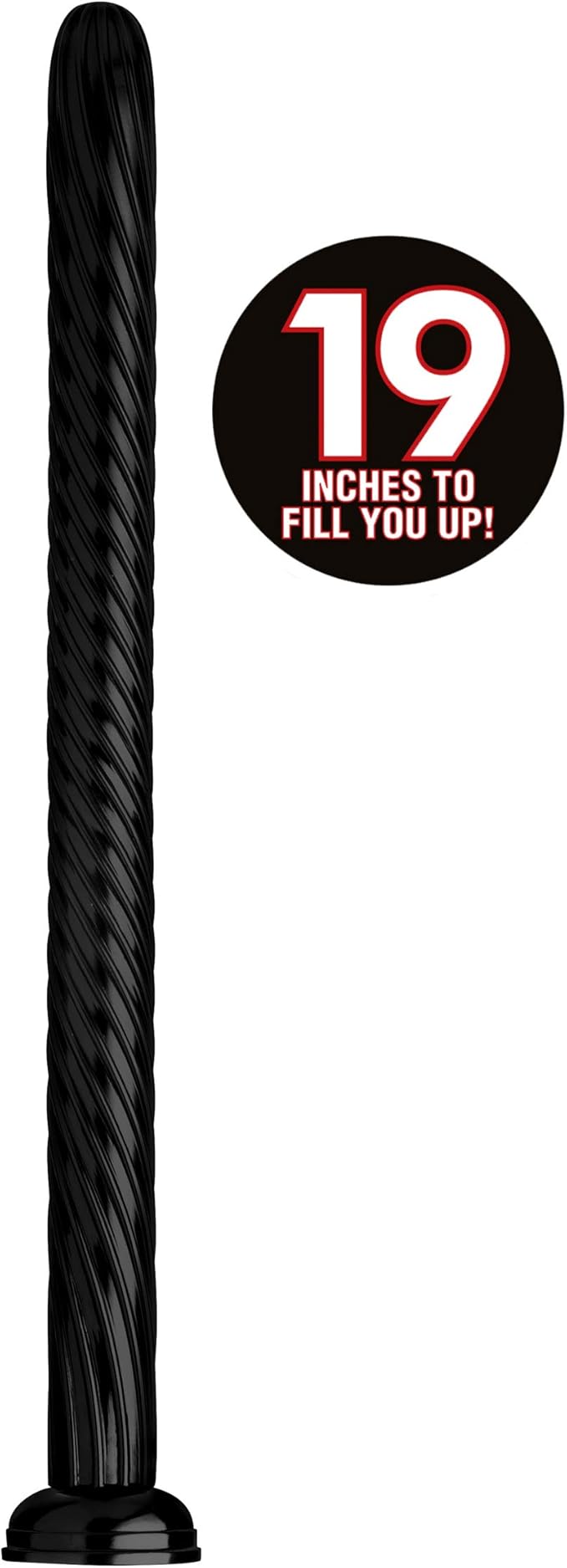 Amazon.com: Hosed 19-Inch Spiral Long Dildo – Textured PVC Anal Snake ...