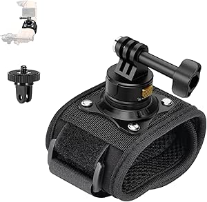 Amazon.com : NEEWER Wrist Strap Mount for Action Camera,Adjustable Arm ...