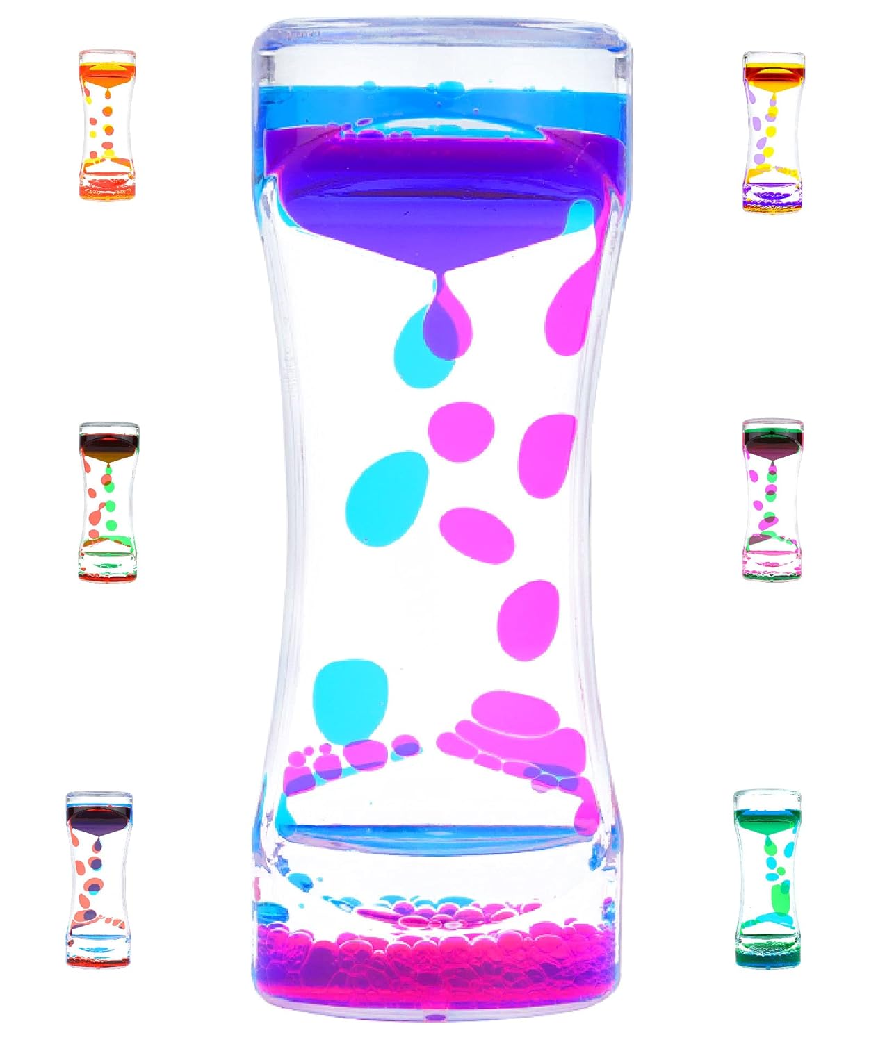 Liquid Motion Bubbler Timer Diamond Shaped Liquid Timer for Fidget Toy ...